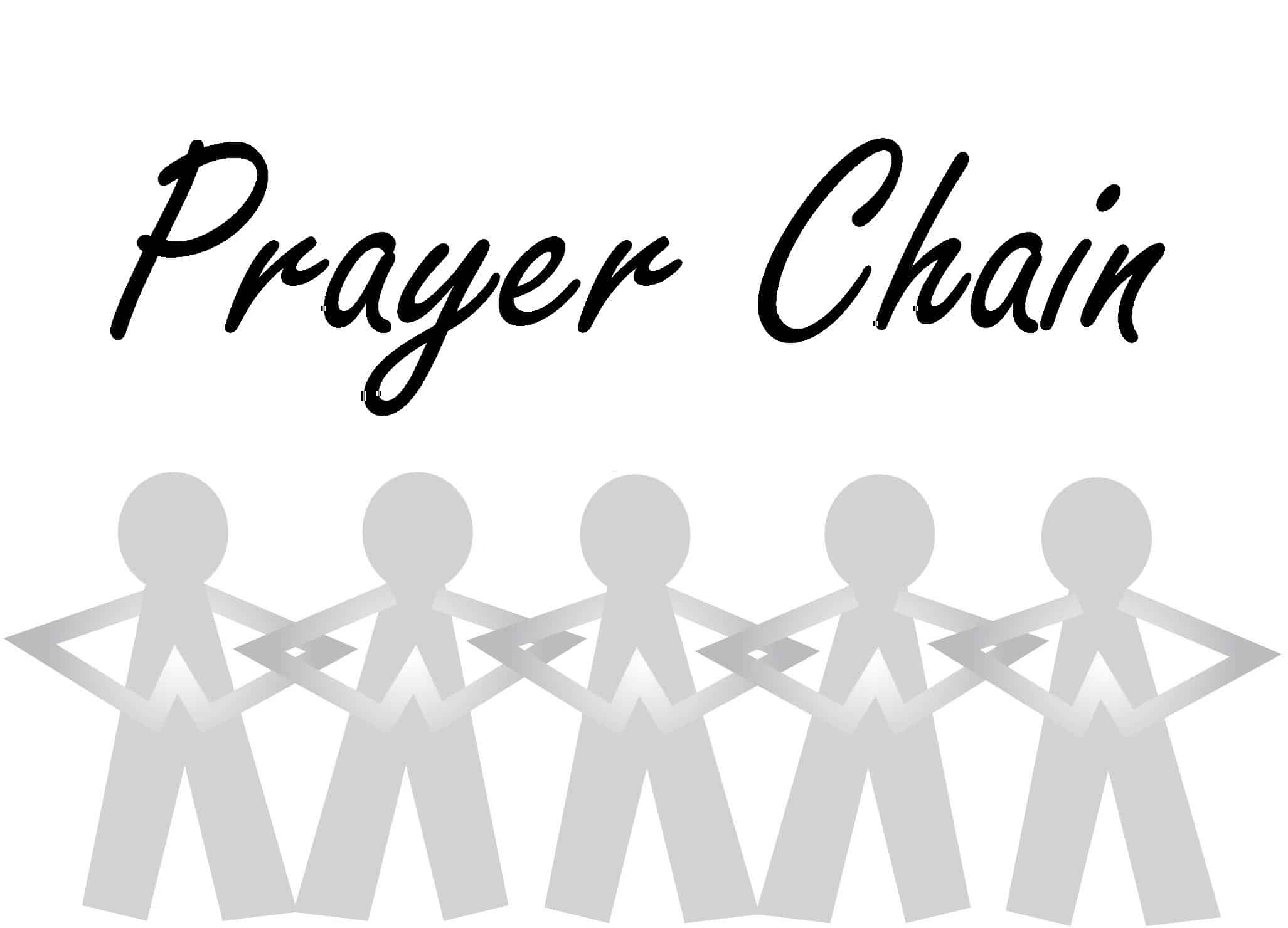 Pray Chain List Family Of Christ Lutheran Church